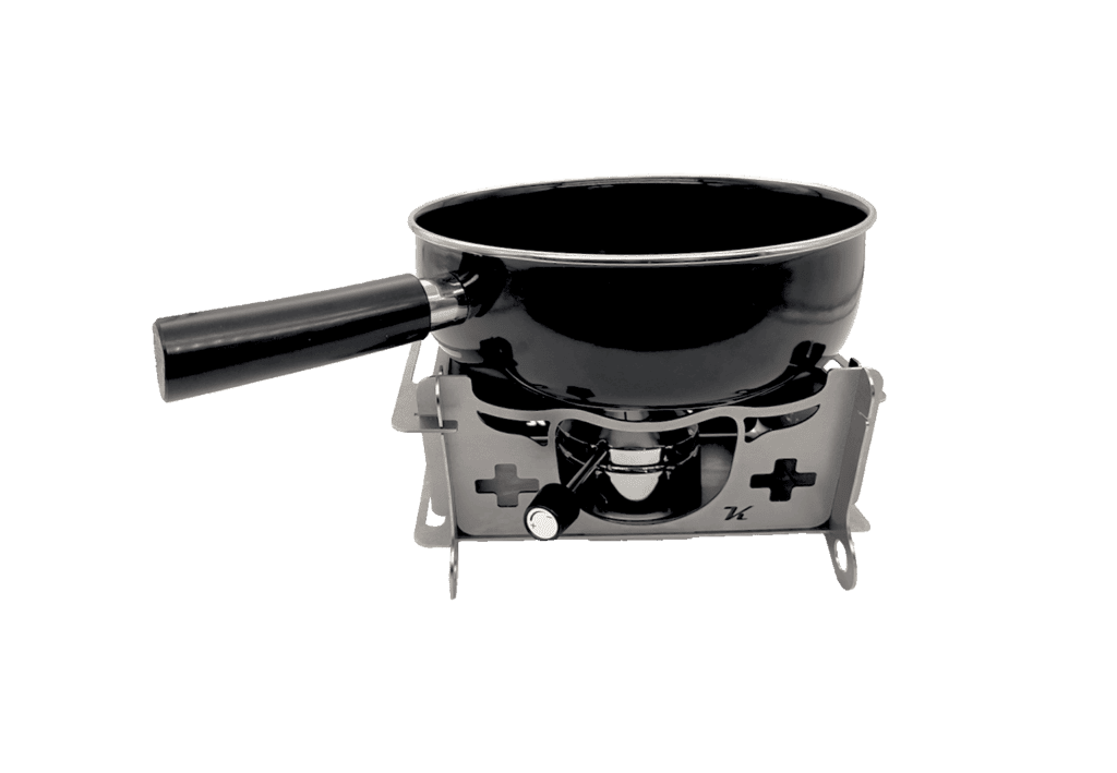 Réchaud à fondue démontable, brûleur à pâte inclus – Kämpf Fournitures ...